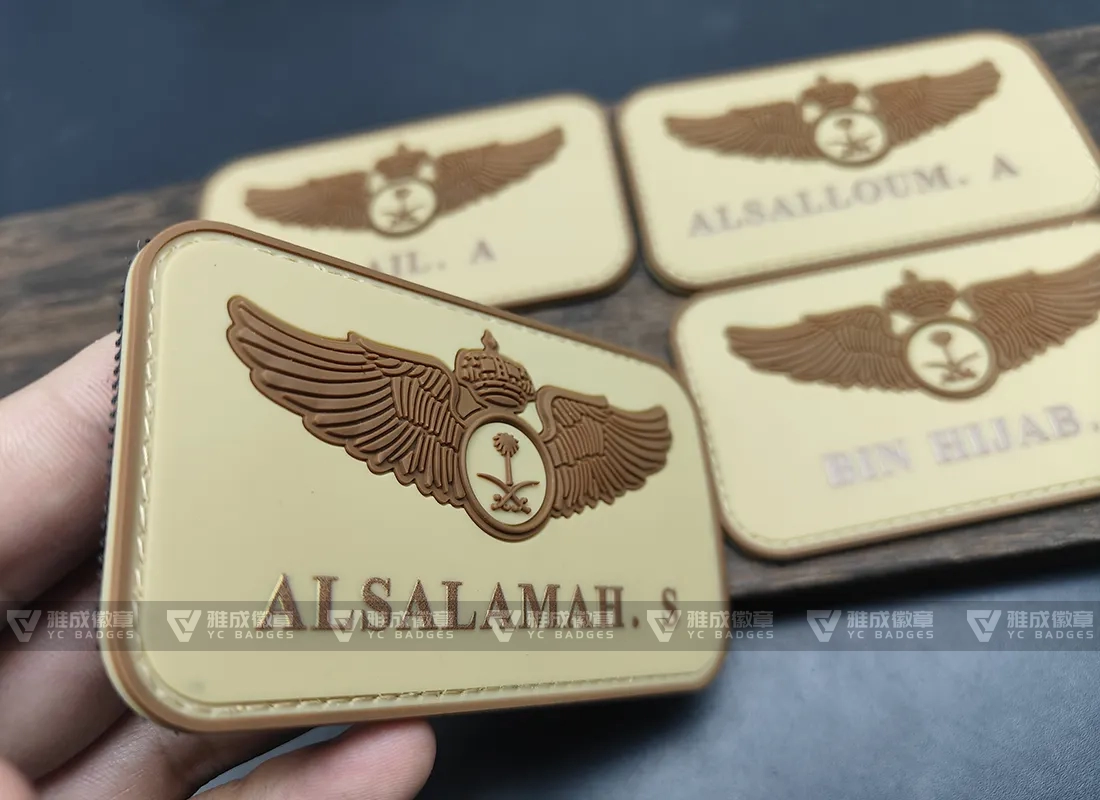 3D Wing Name Badge-Difference Names Acceptable | Custom PVC Patches ...