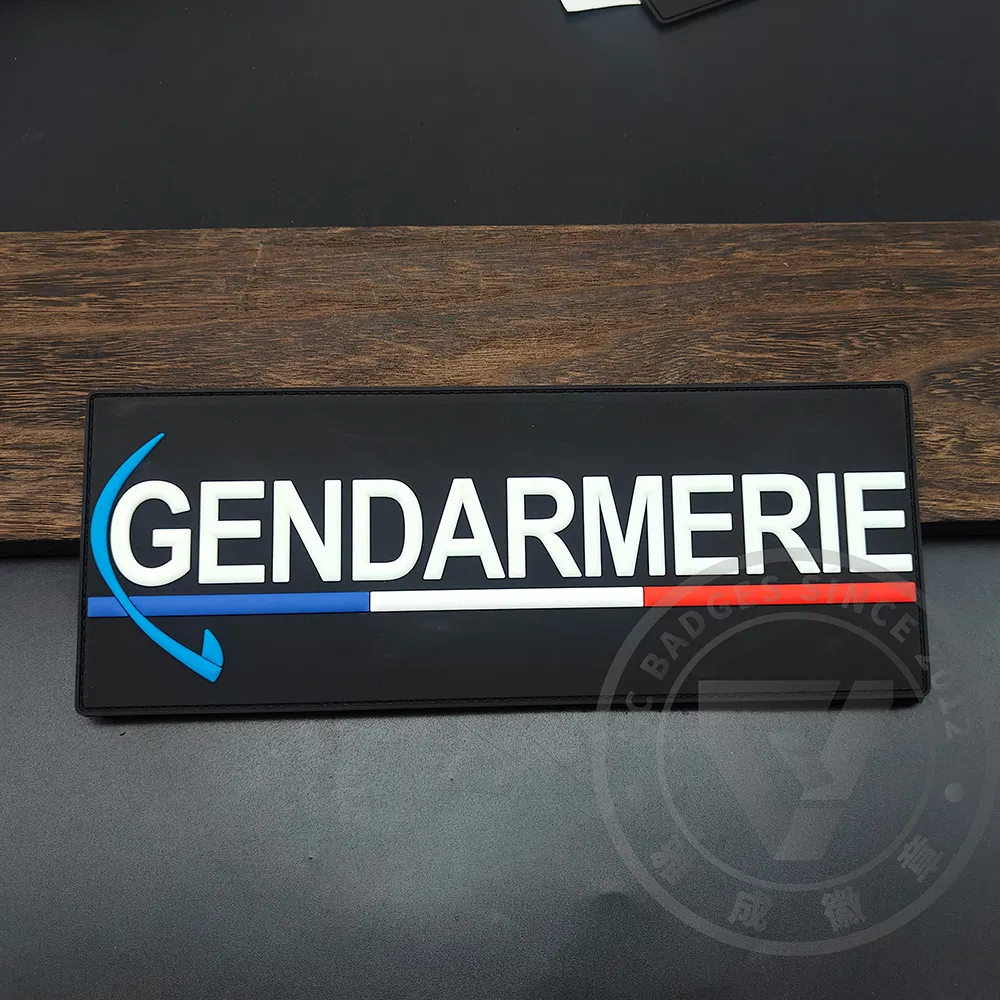 PVC 3D Glow in The Dark Rubber Patch Velcro-on Badge | Custom PVC ...