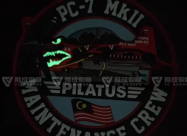 PVC 3D Logo Uniform Velcro-on Rubber Patches Badge Customize | Custom ...