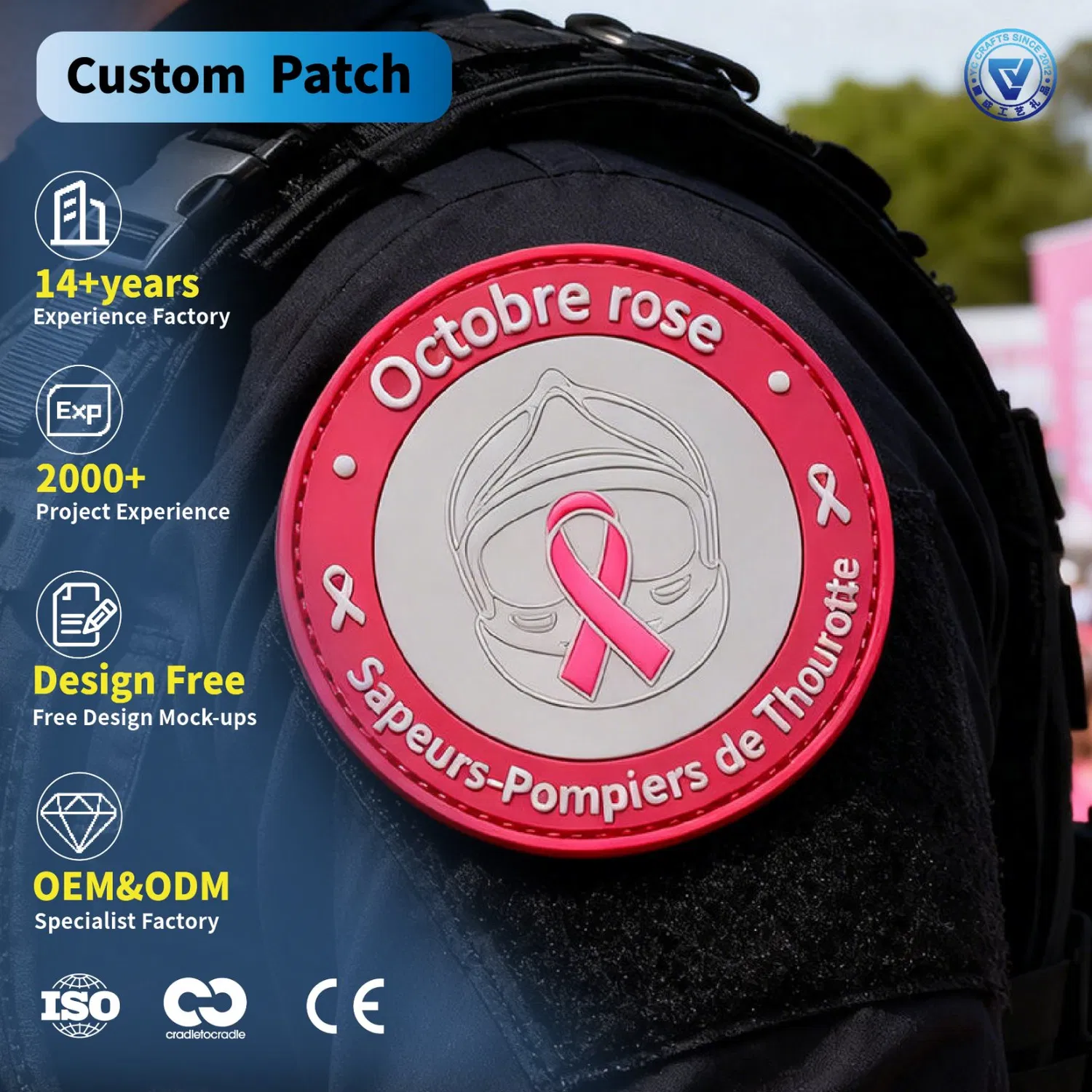 Customized 3D Rubber Patch Tactical Gear Morale Patches Badges Sew on ...
